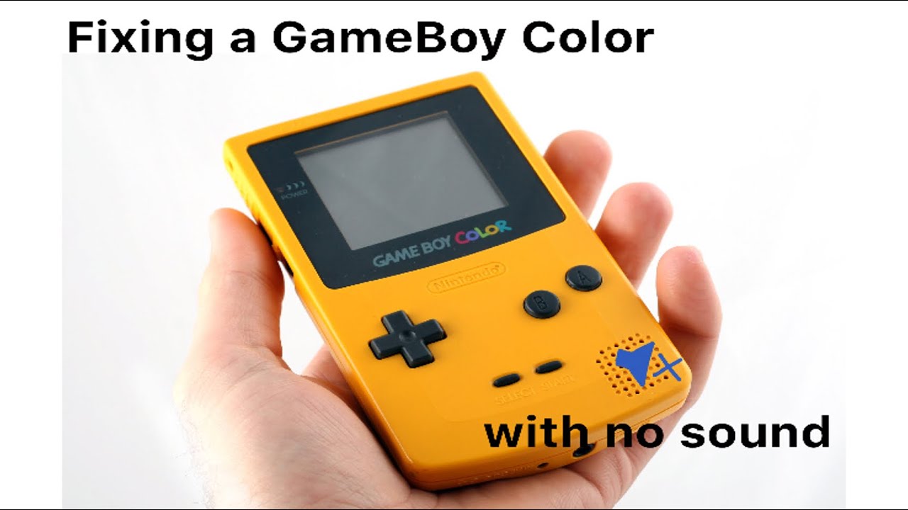 GameBoy Color speaker repair | TGM - YouTube