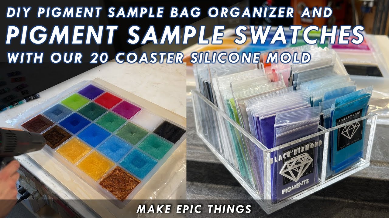 DIY Pigment Sample Bag Organizer & Black Diamond Pigment Sample ...