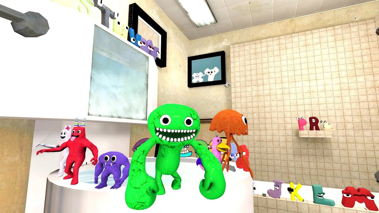 SPARTAN KICKING GARTEN OF BAN BAN and ALPHABET LORE in Garry's Mod ...