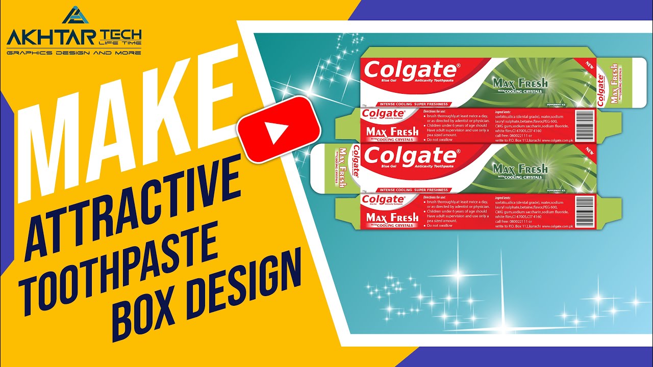 pack design | toothpaste pack - YouTube