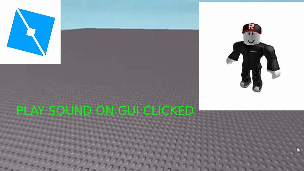 How To Make Play Sound On GUI Clicked In Roblox Studio - YouTube