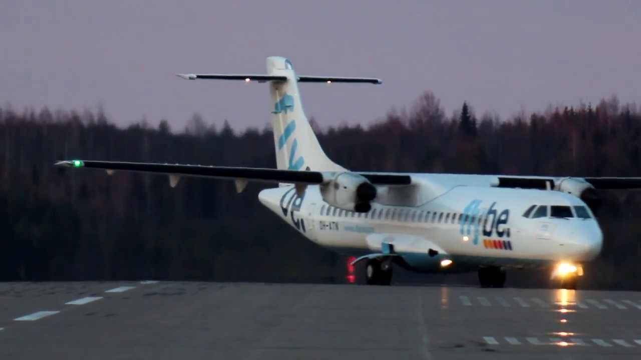 Flybe Nordic ATR-72 Landing EFKI - YouTube