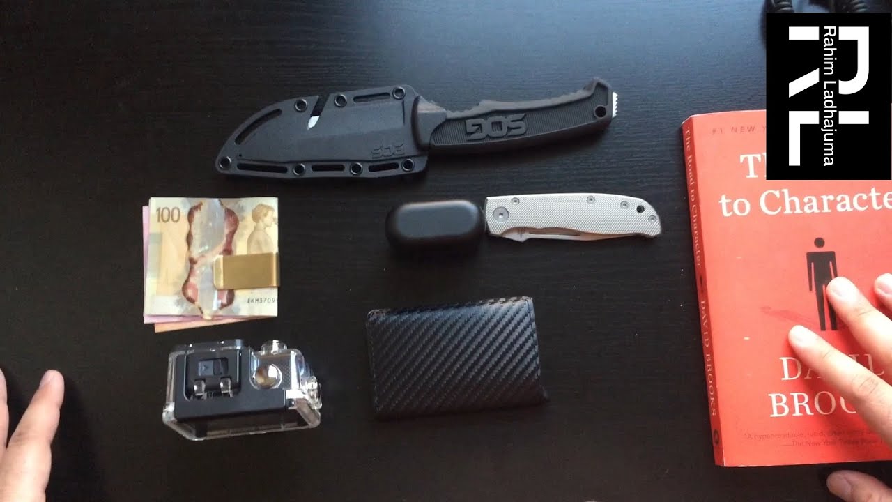 EDC Day Bag Load Out and Essential Items | Canada | Part 1 | Hiking ...
