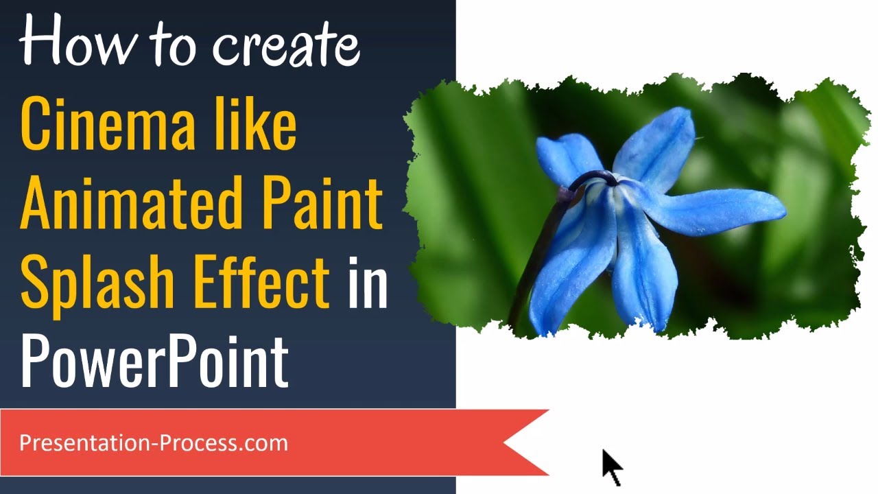 PowerPoint Animation with Cinema like Paint Splash Effect - YouTube