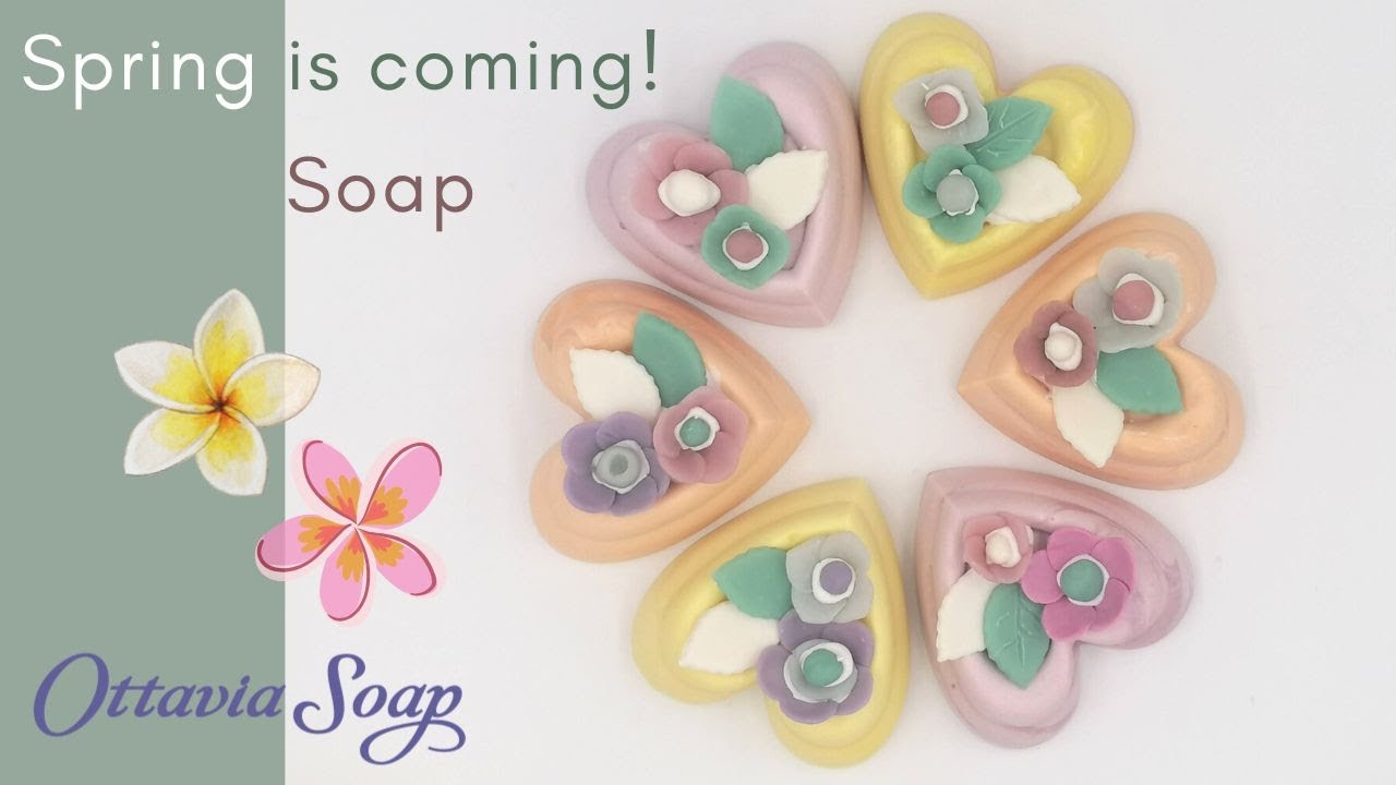 Spring is Coming Soap – Soap making tutorial - YouTube