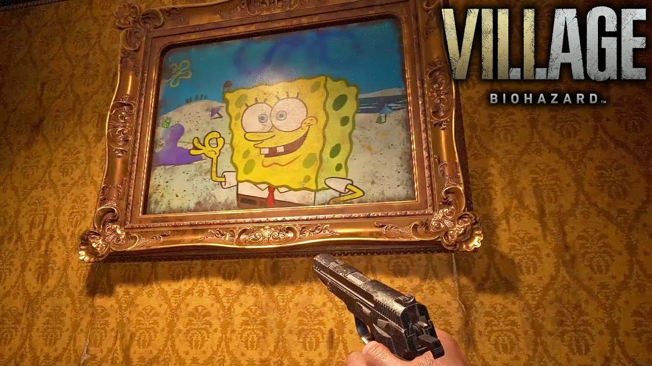 Lady Dimitrescu loves Spongebob - Resident Evil 8 Village - YouTube