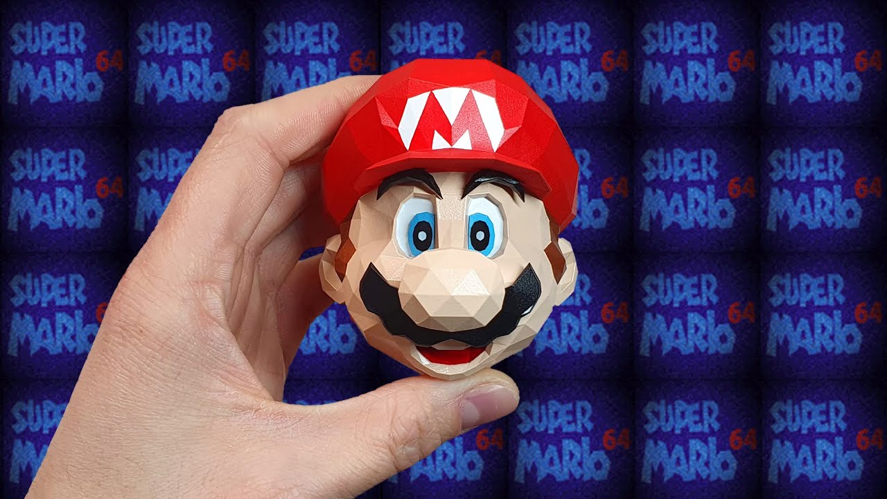 Making Marios Head from Super Mario 64 - YouTube