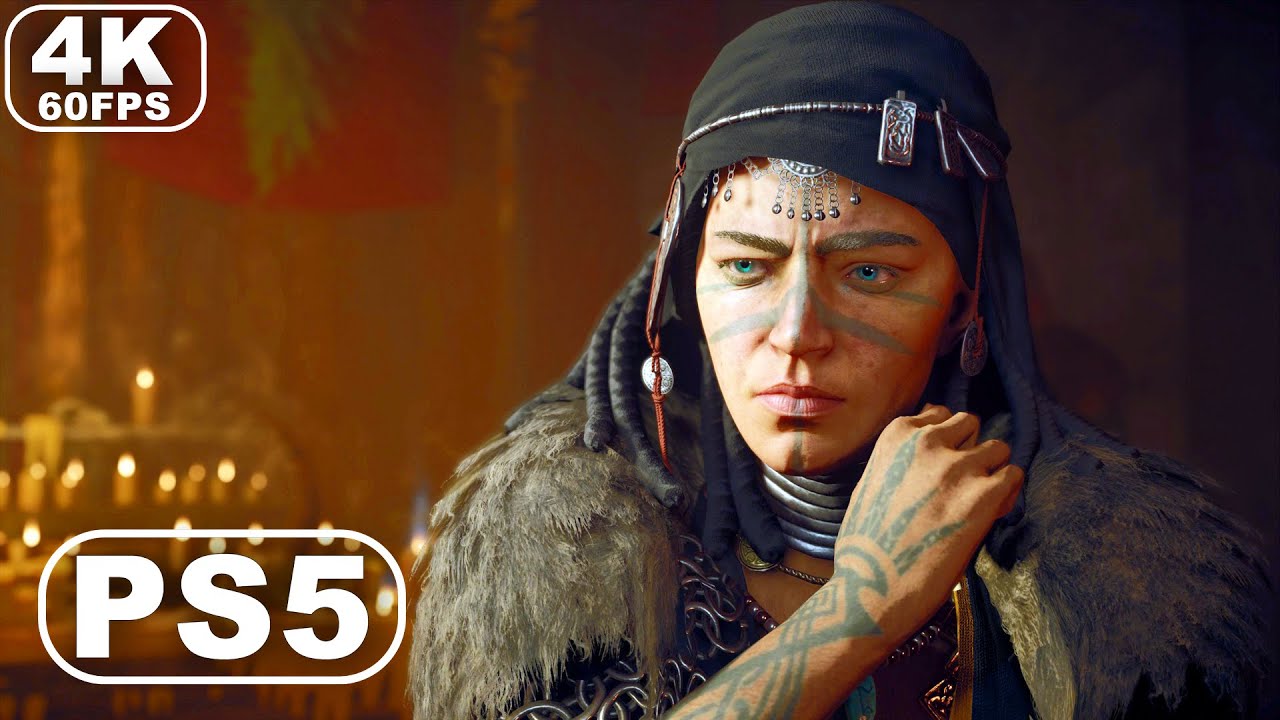 Eivor has Odin's Visions at the Valka's Hut ULTRA 4K 60FPS Gameplay ...