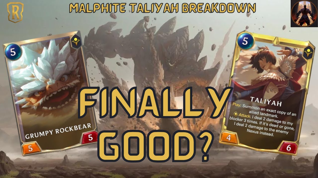 Taliyah Malphite Might Finally Be Good - Rock Solid Gameplay Showcase ...