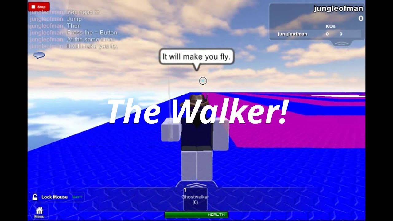 The ROBLOX GhostWalker Glitch V2! - YouTube