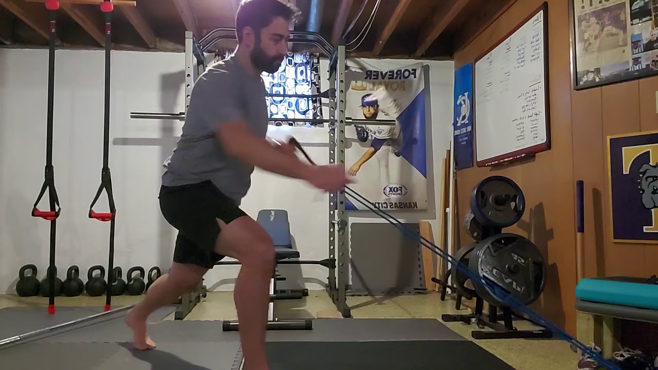 Split Stance Low Row and Rotation - YouTube