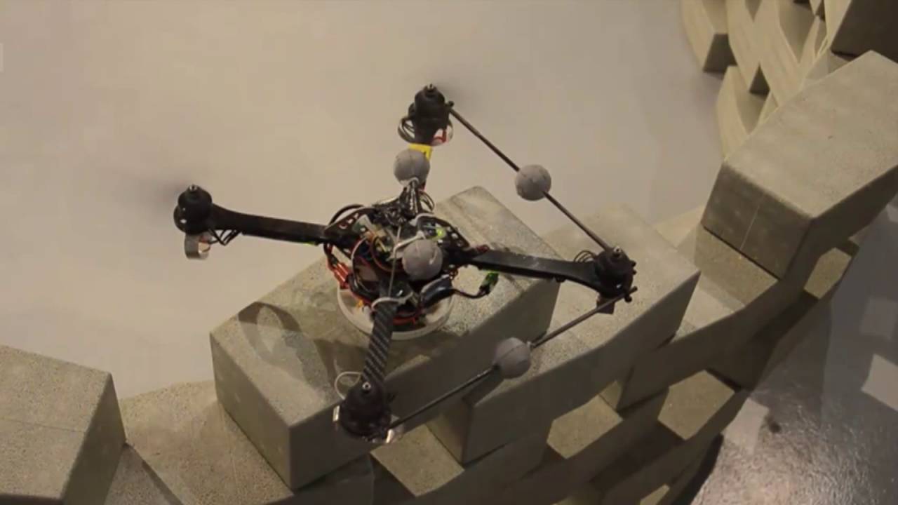 WATCH: Autonomous Drones Constructing Structures - YouTube