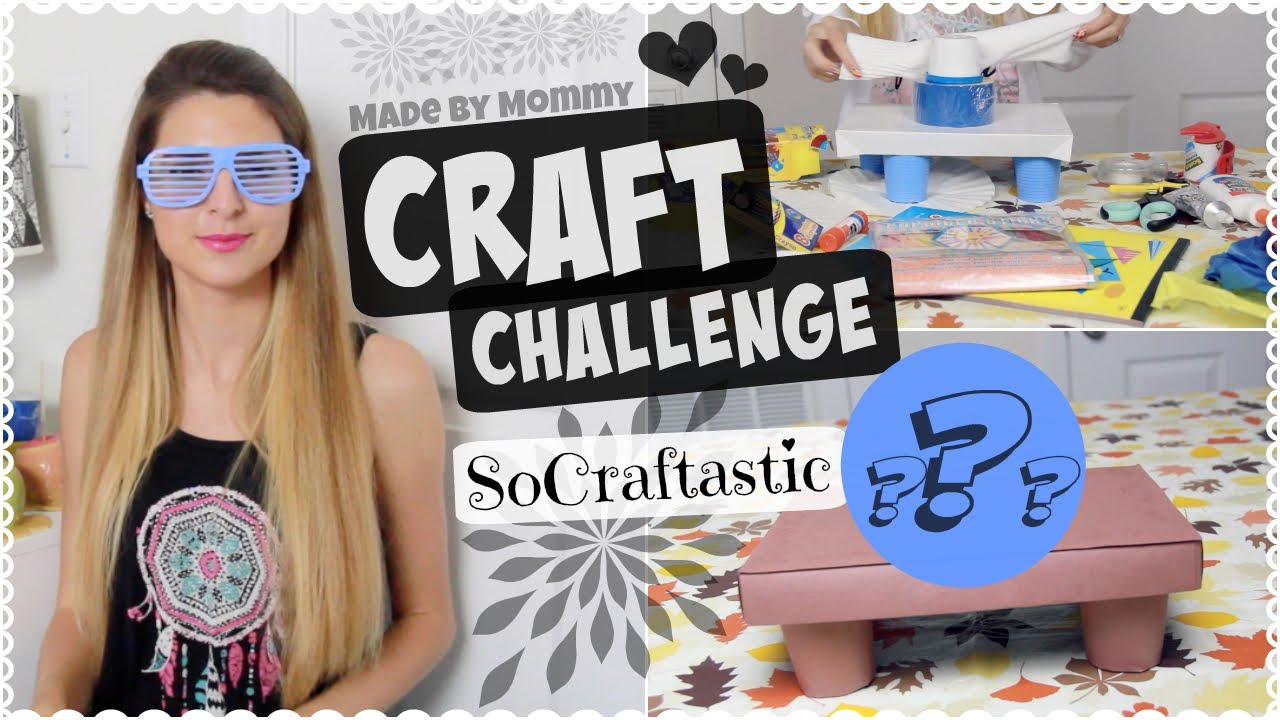 MadeByMommy // Mini Sock Cake! #MBMCraftChallenge | SoCraftastic - YouTube
