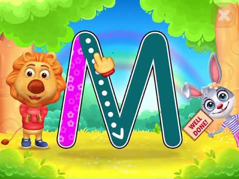 Kids learn and trace ABCs alphabet & phonic sounds – uppercase letters ...