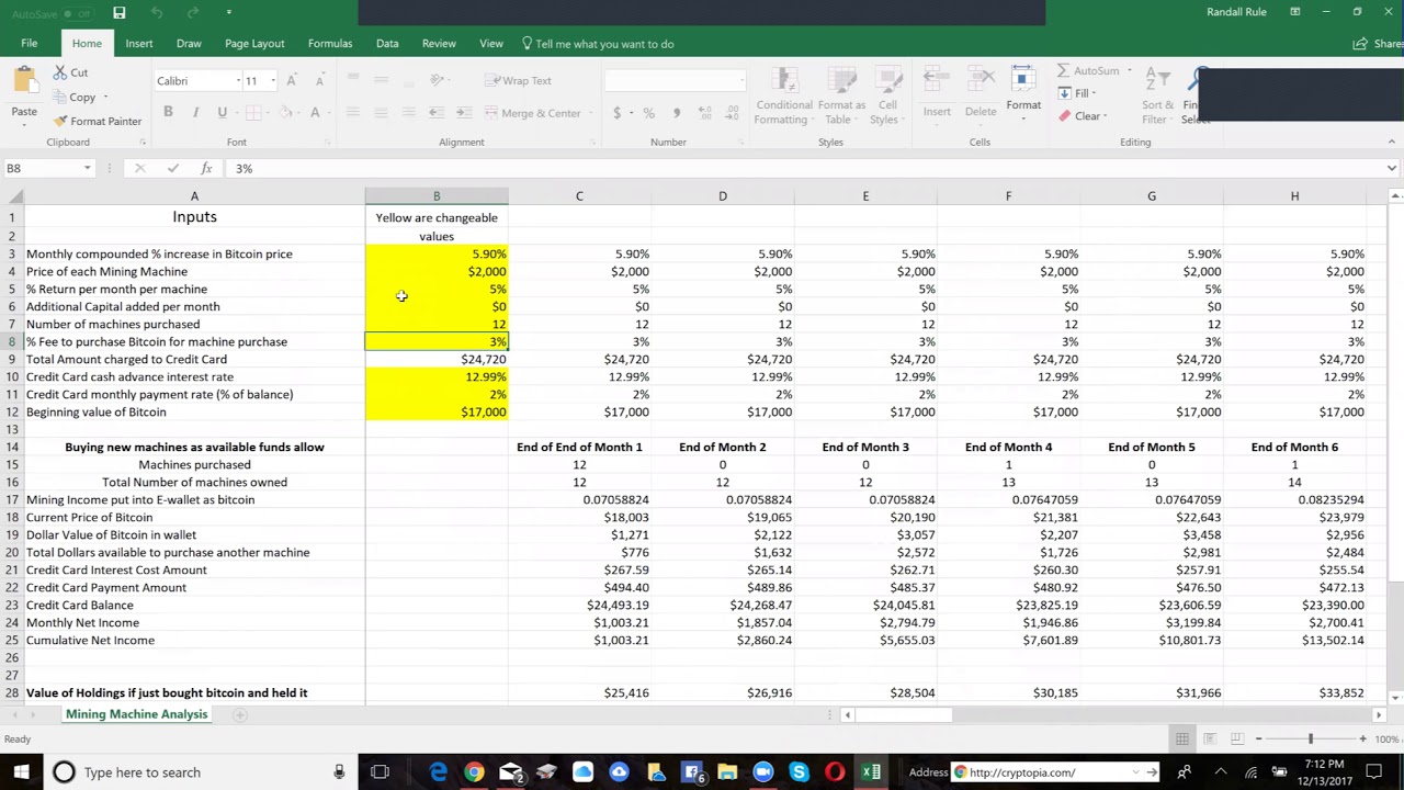 cryptoMiningIRA.com - Crypto Mining Presentation/Spreadsheet - YouTube