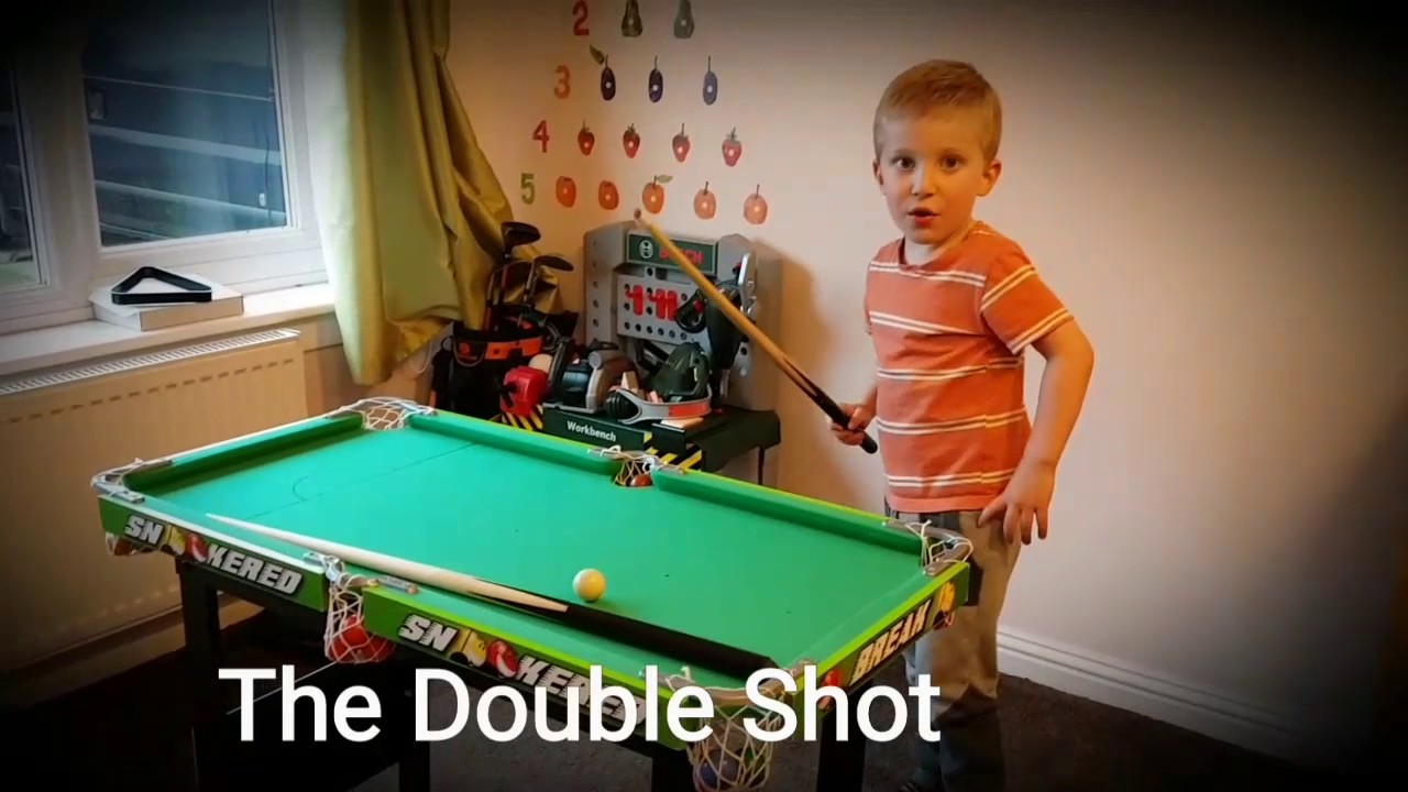 Snooker kids trick shots - YouTube