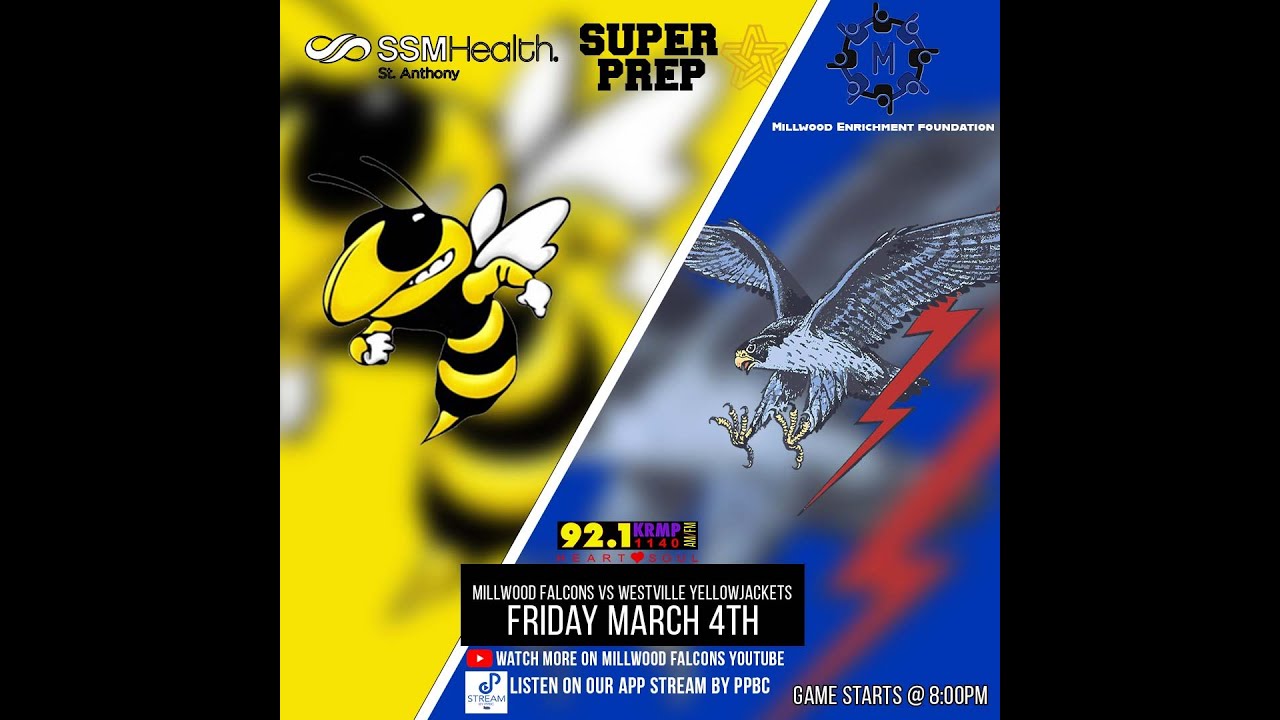 Millwood Falcons vs Westville Yellow Jackets Highschool Basketball game ...