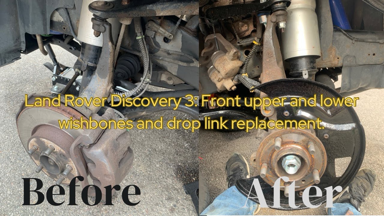Land Rover Discovery 3: Front Upper and Lower wish Bone replacemenr and ...