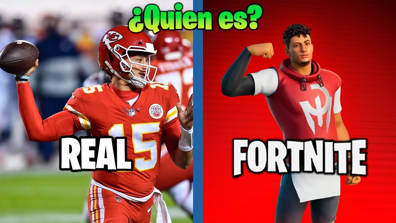 ¿ Quien es Patrick Mahomes ? Fortnite *Nueva Skin* - YouTube