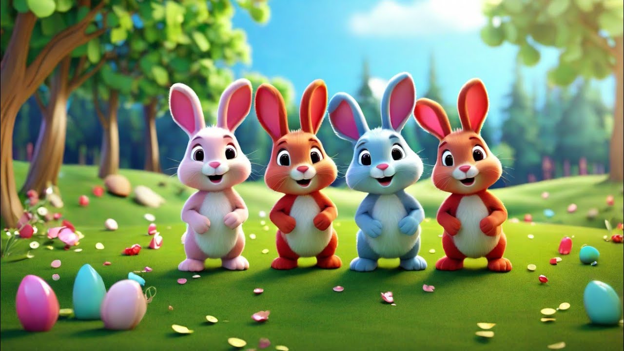 The Cute Rabbits Adventure | Nursery Rhymes & Kids Songs | Baby Songs ...