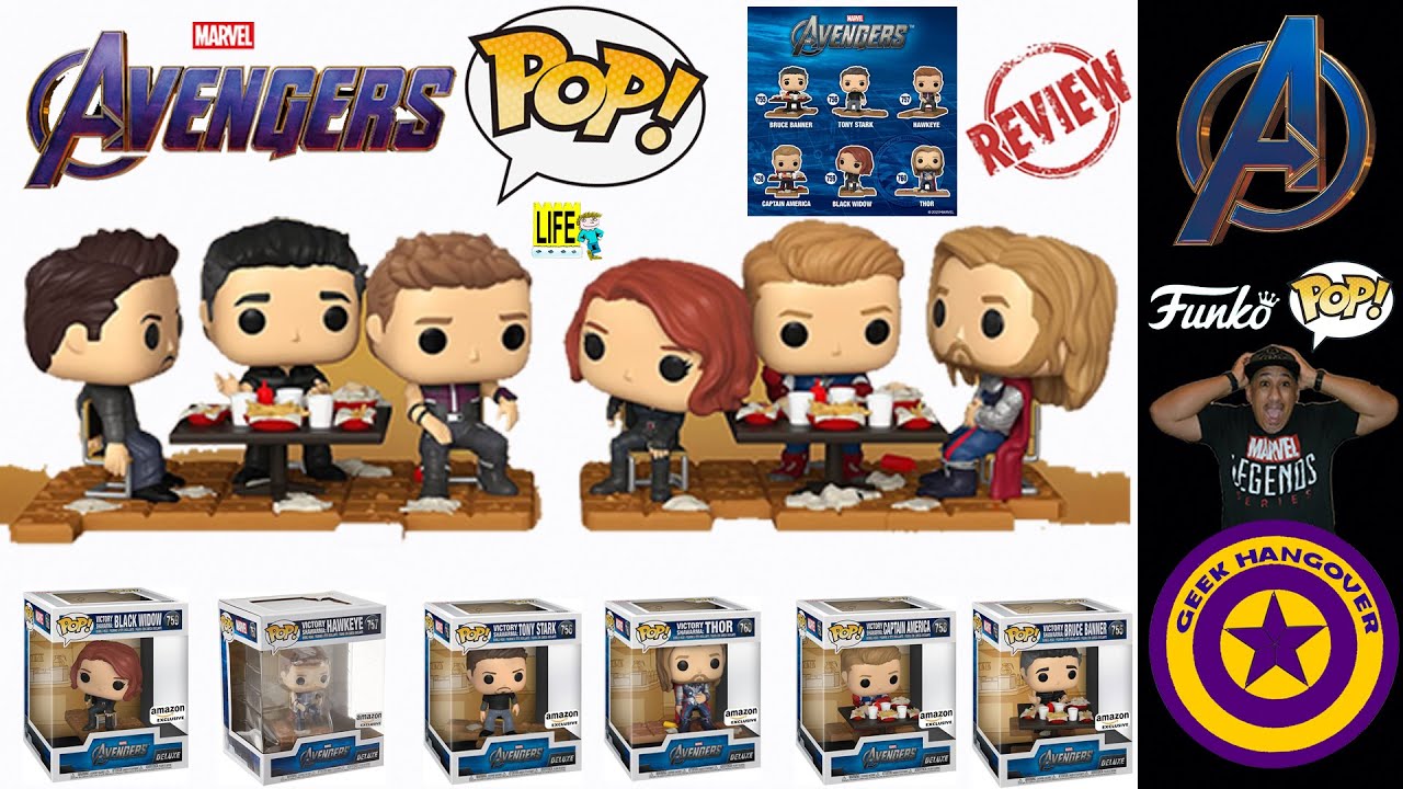 Funko Pop Avengers Victory Shawarma Series Diorama Build and Review ...