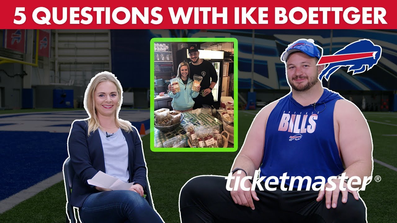 5 Questions With Ike Boettger! | Buffalo Bills - YouTube
