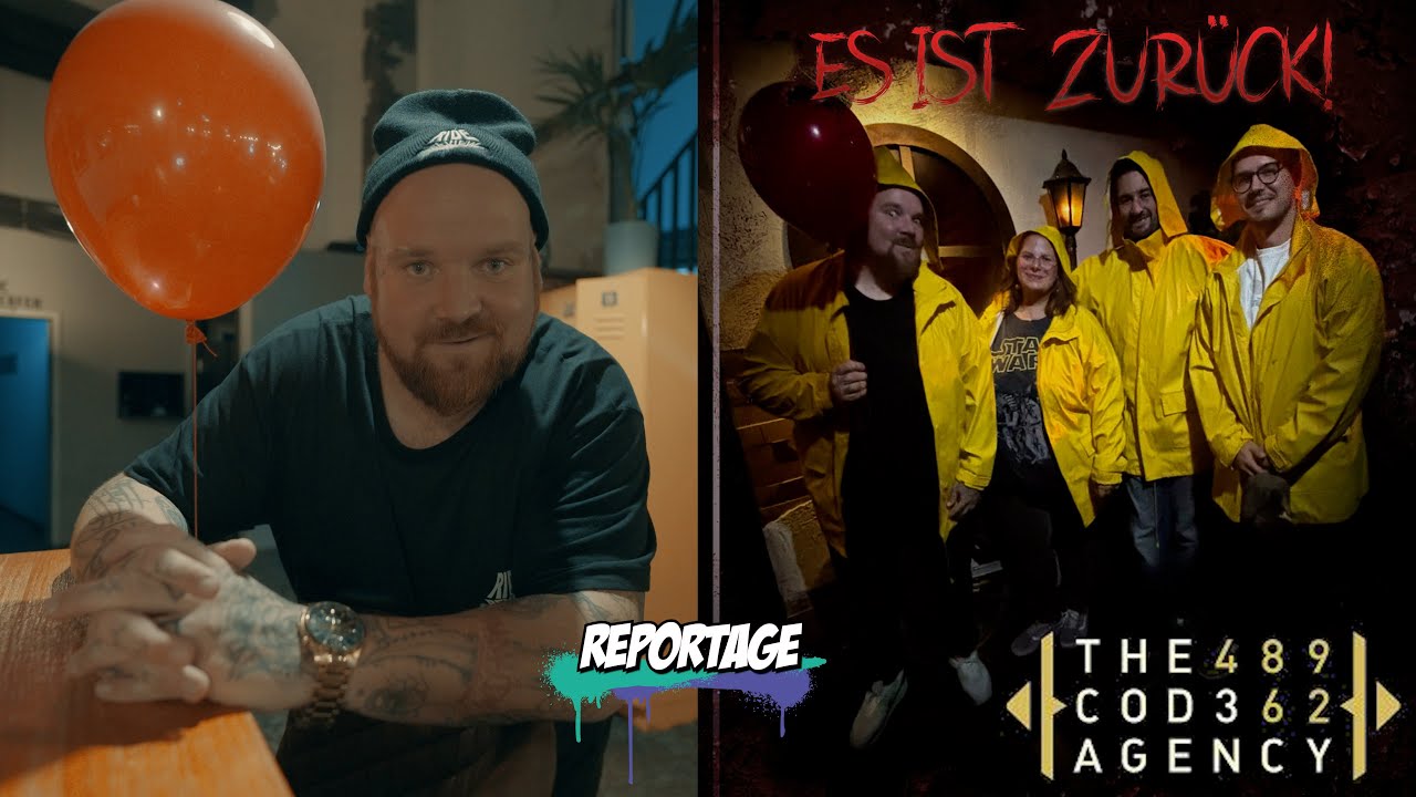 ES ist zurück! The Code Agency - "HORROR" ESCAPE ROOM - Düsseldorf - Reportage - 2024 - YouTube