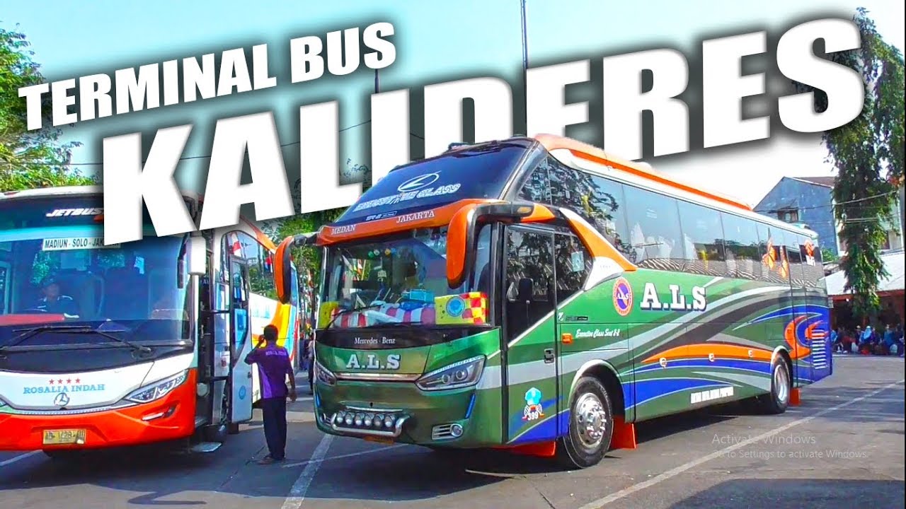 Kesibukan Terminal Bus KaliDeres di Sore Hari ( 8 September 2018) - YouTube