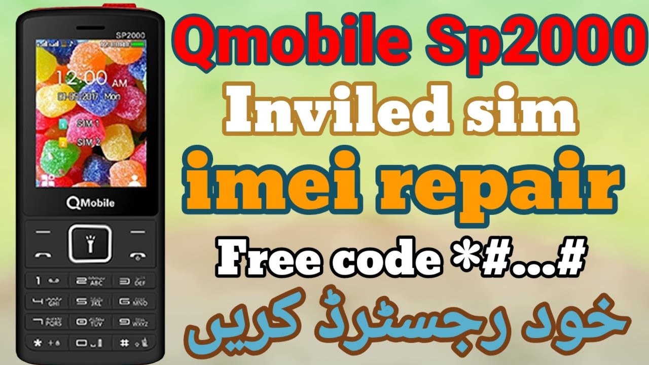 Q Mobile Sp2000 Imei Change Code || Sp2000 imei change code || Inviled ...