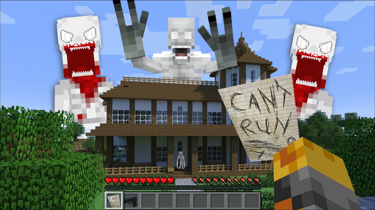 Minecraft SCP 096 APPEARS IN OUR HOUSE IN MINECRAFT !! DON'T SPAWN THE ...