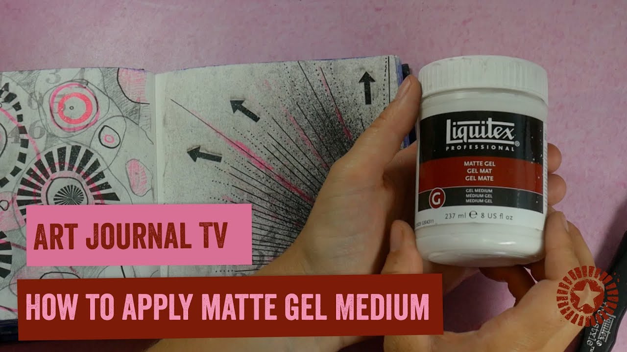 Art Journal TV How to apply gel medium - YouTube