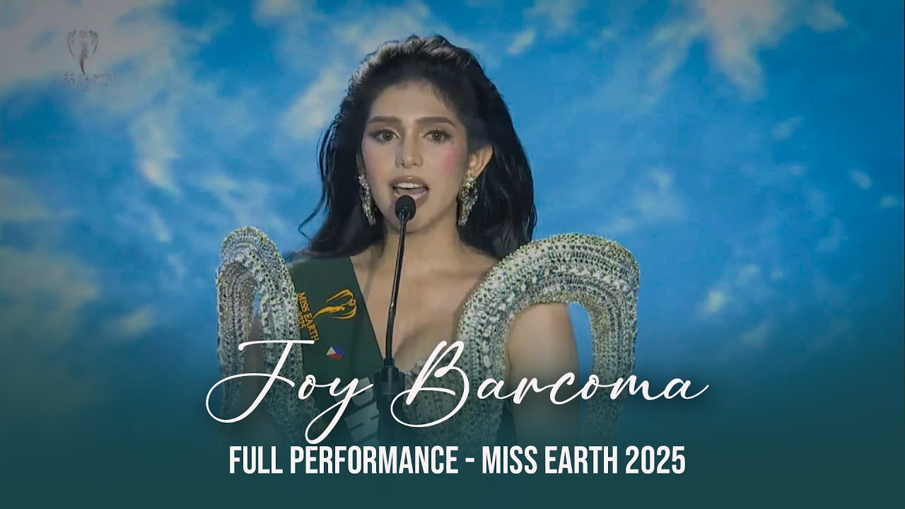 Joy Barcoma FULLPERFORMANCE at the Miss Earth 2025 - YouTube