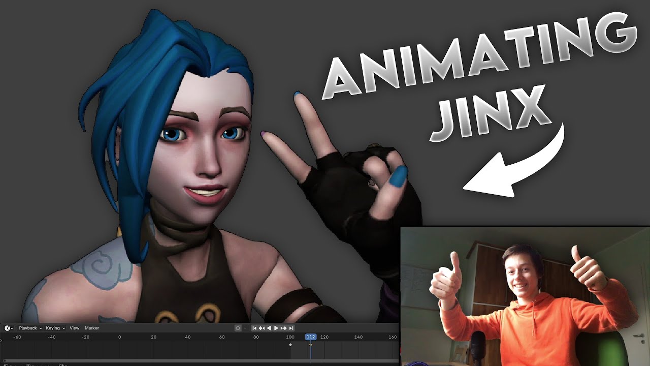 Animating Jinx Live! - Part 2 - YouTube