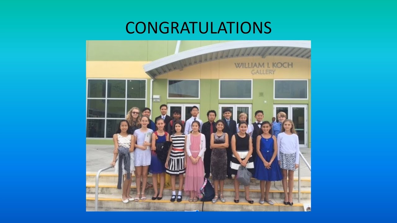 8th Grade Graduation Recital - YouTube