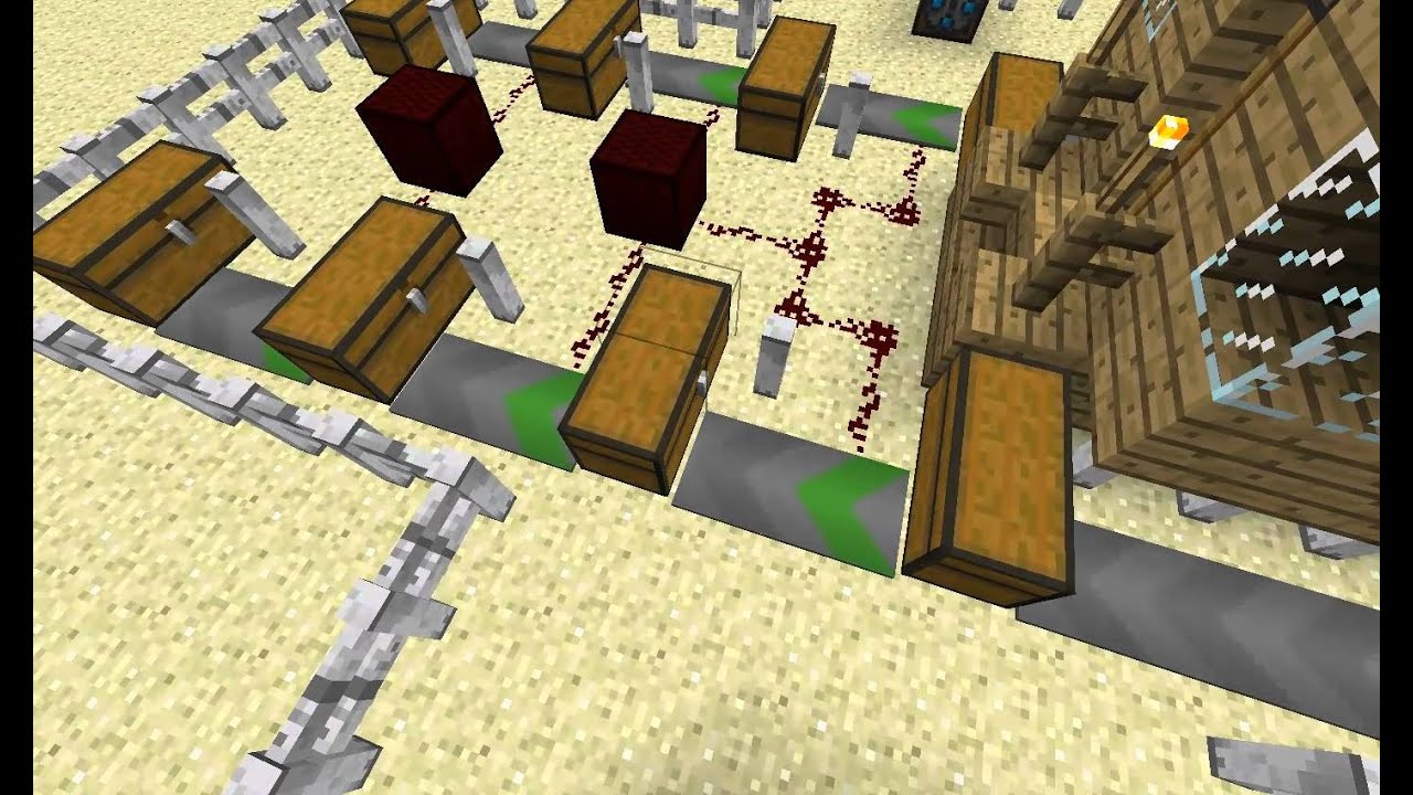 Minecraft Automatic bread factory - YouTube