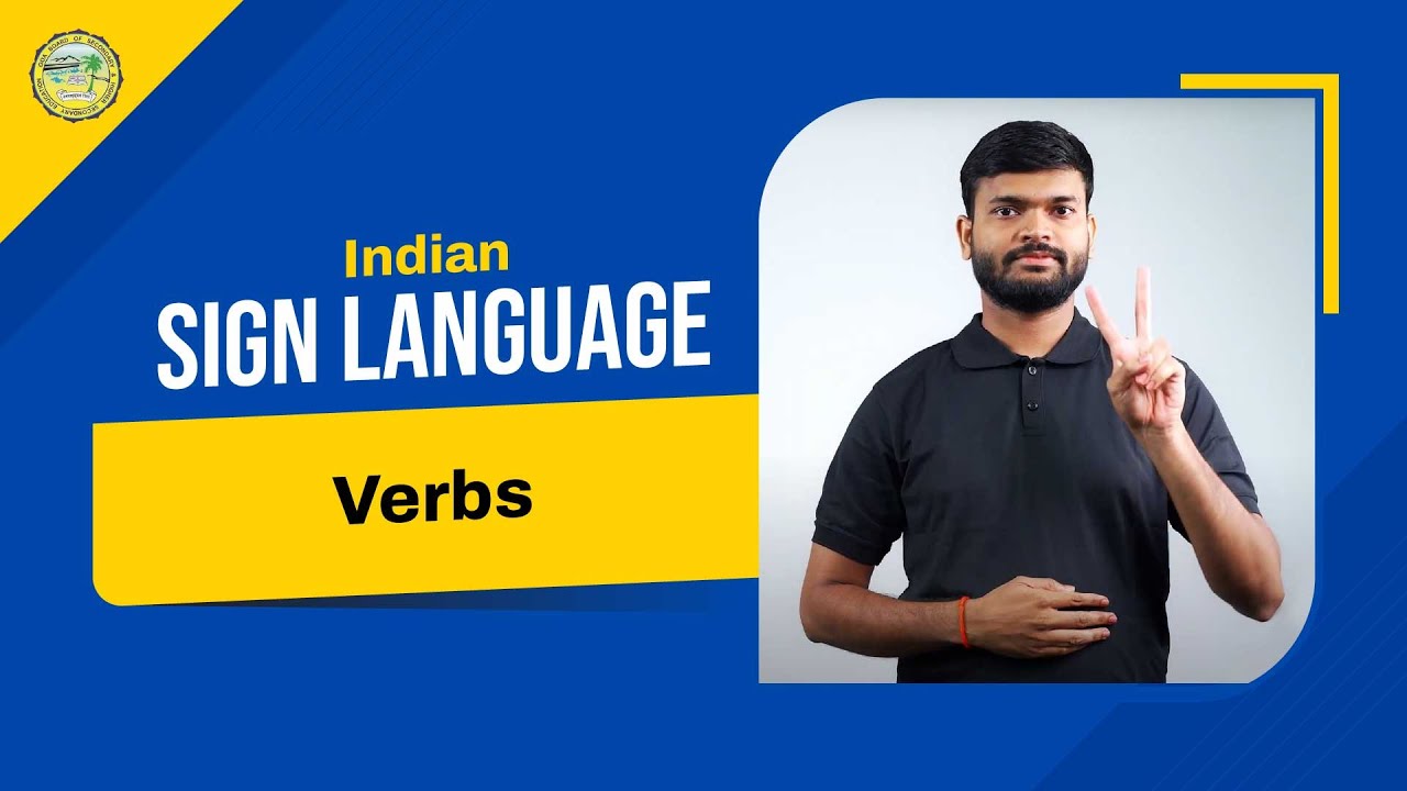 Verbs | Indian Sign Language - YouTube