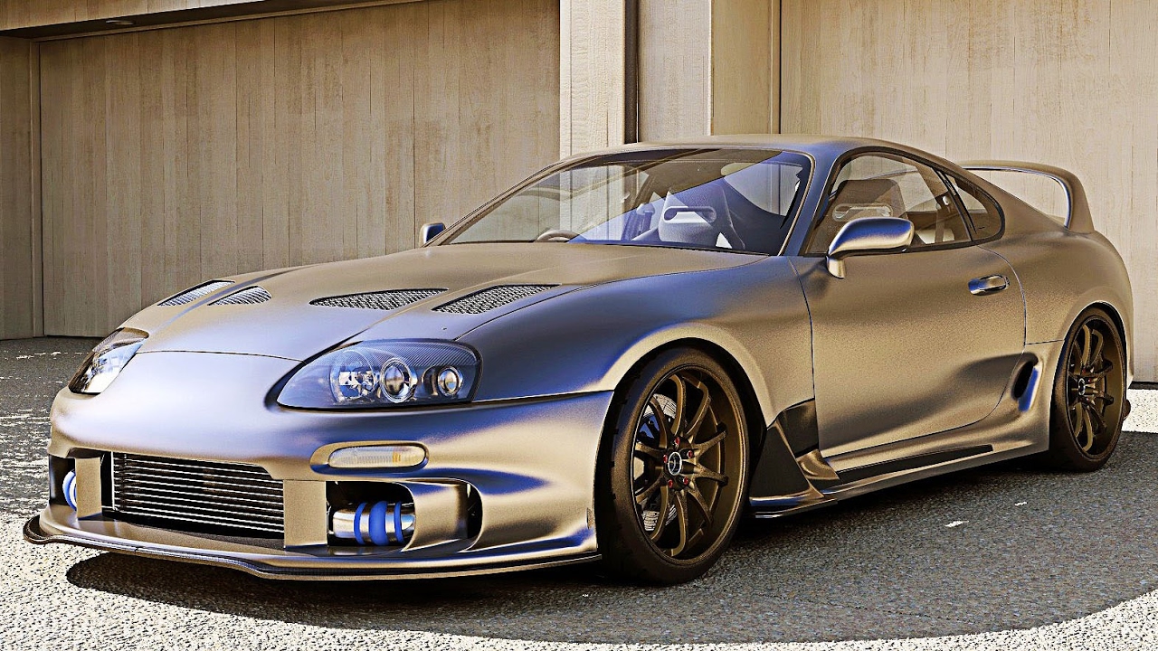 Pixel Car Racer part 10, Toyota Supra mk4 build. - YouTube