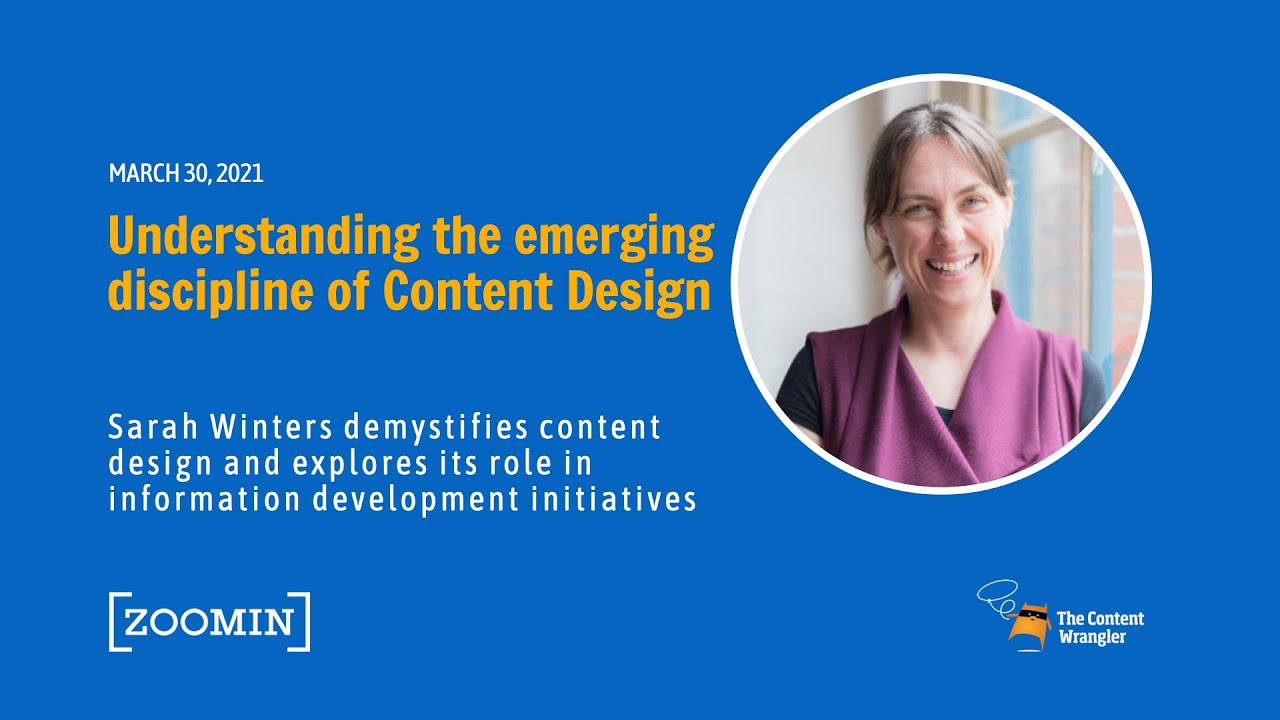 Understanding the Emerging Discipline of Content Design (ft. Sarah ...