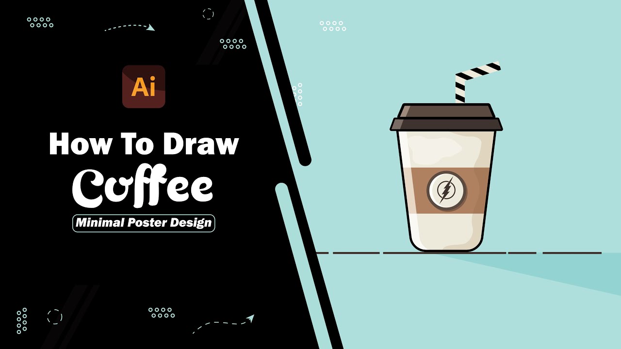 Adobe Illustrator CC -How to draw a Coffee Cup in Adobe Illustrator ...