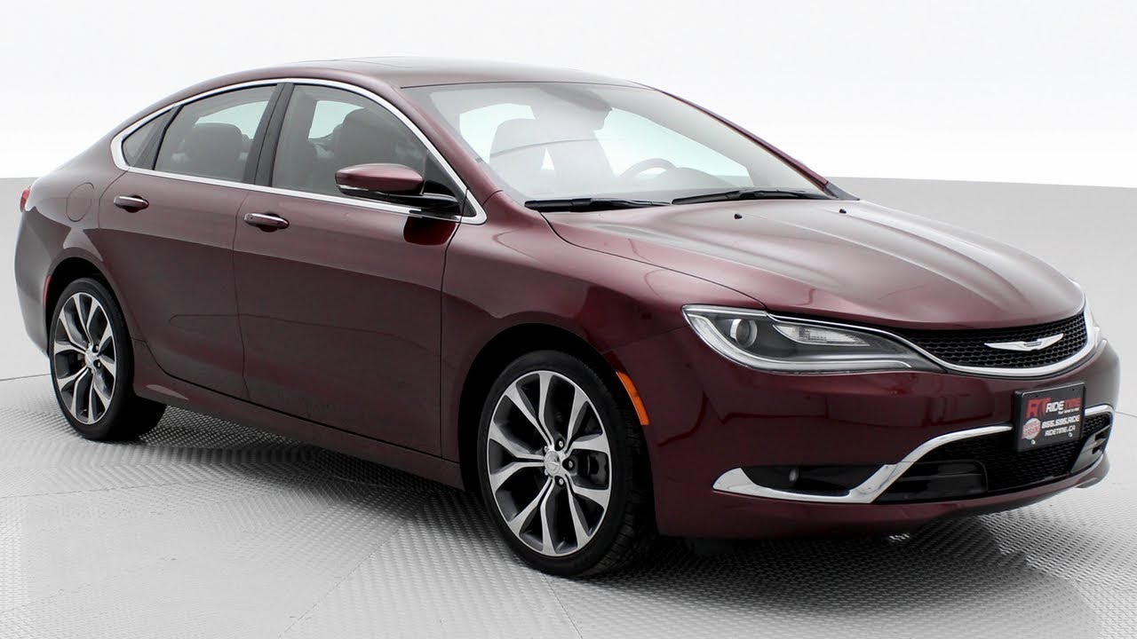 2016 Chrysler 200C | Leather, Panoramic Roof, 3.6L V6 | ridetime.ca ...