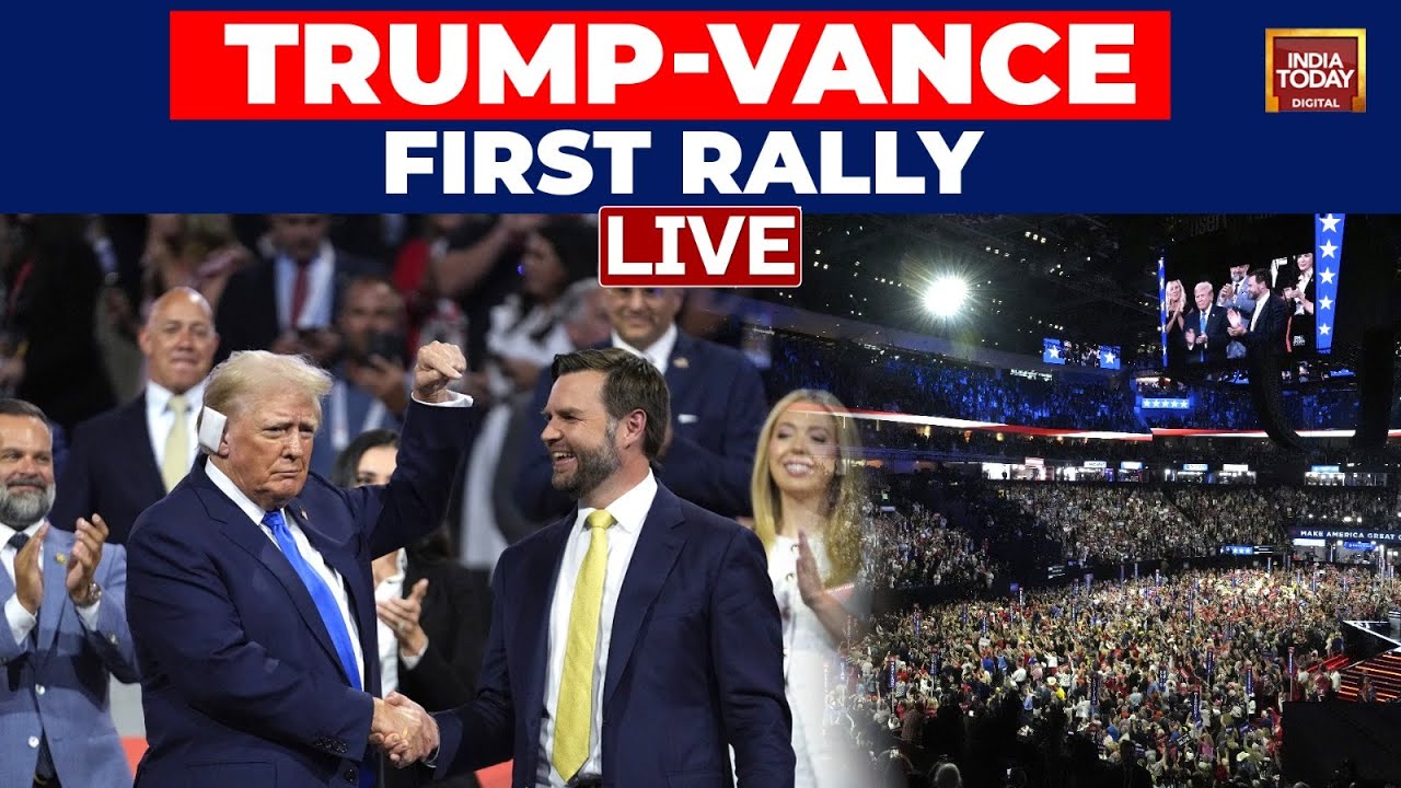 Trump Speech LIVE: Donald Trump And JD Vance Hold First Rally After RNC ...