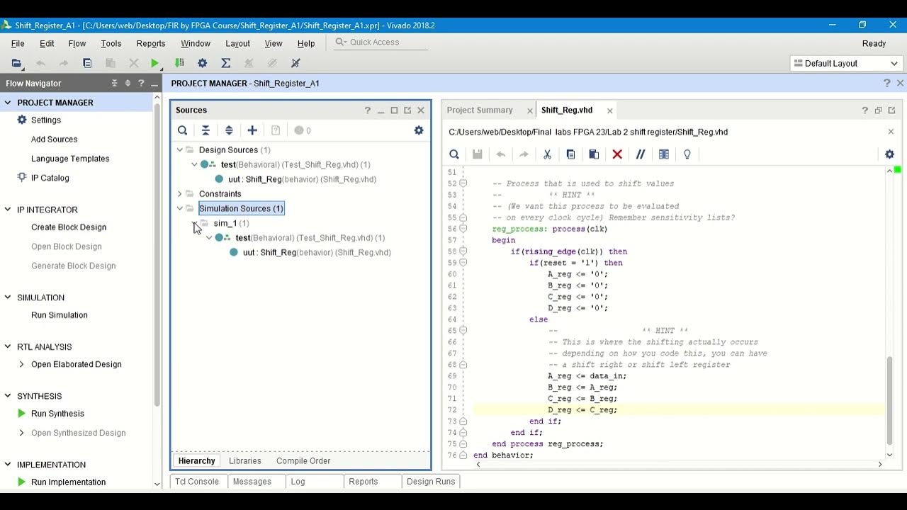 Shift Register by FPGA Lab - YouTube