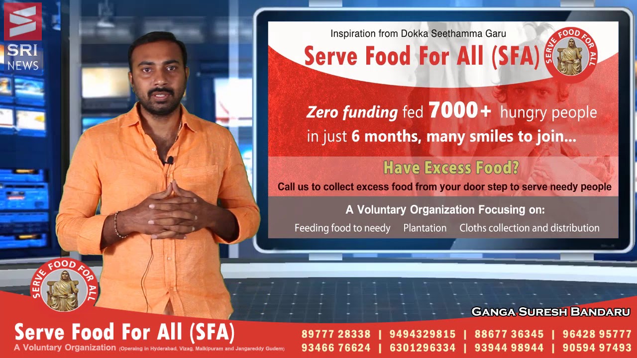 Serve Food For All || Ganga Suresh Bandaru || Sri TV - YouTube