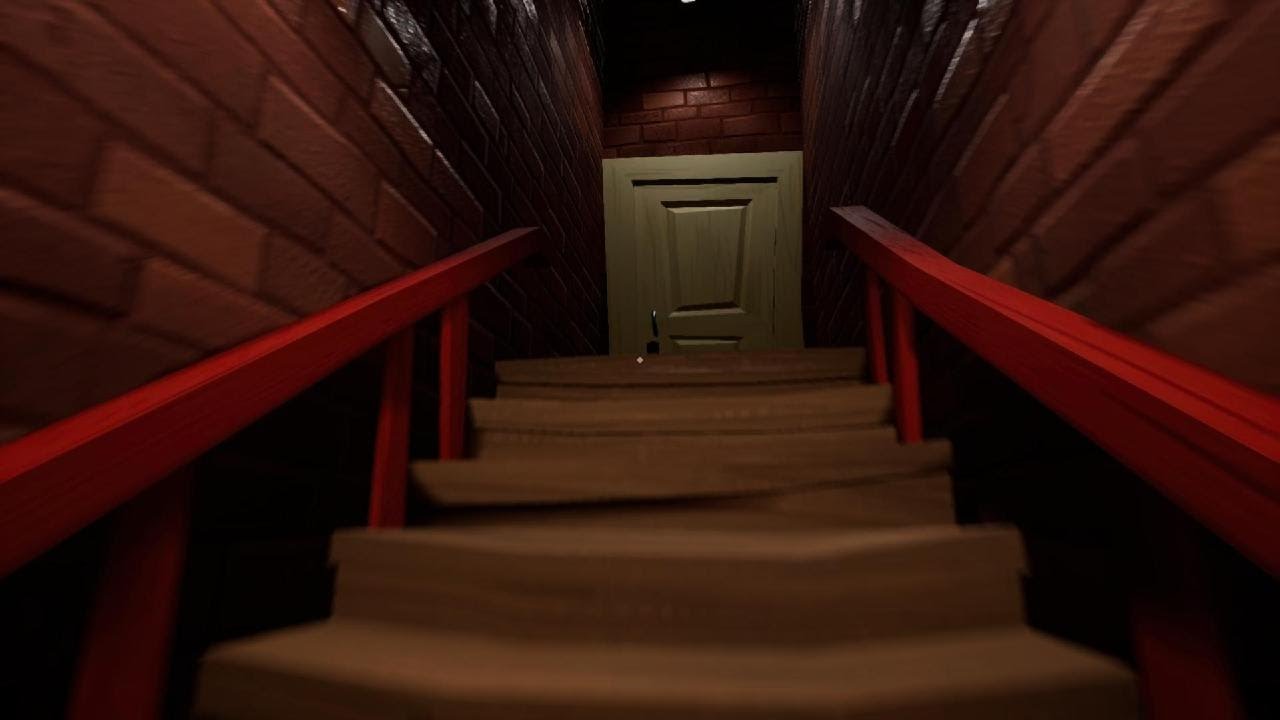 What is behind hello neighbor's basement door - YouTube