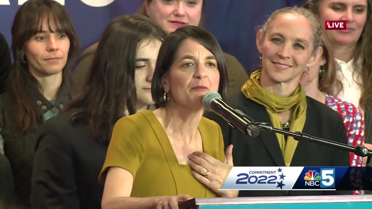 Becca Balint claims victory in U.S. House race - YouTube