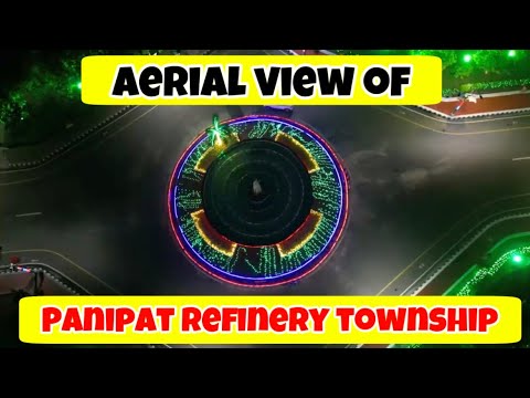 Aerial view of Panipat Refinery Township Indian Oil Corporation Limited ...