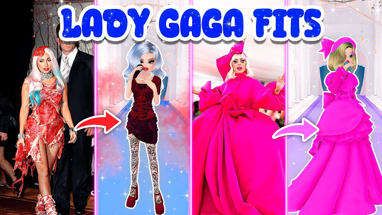 Lady Gaga FITS IN Dress To impress! #dresstoimpress - YouTube