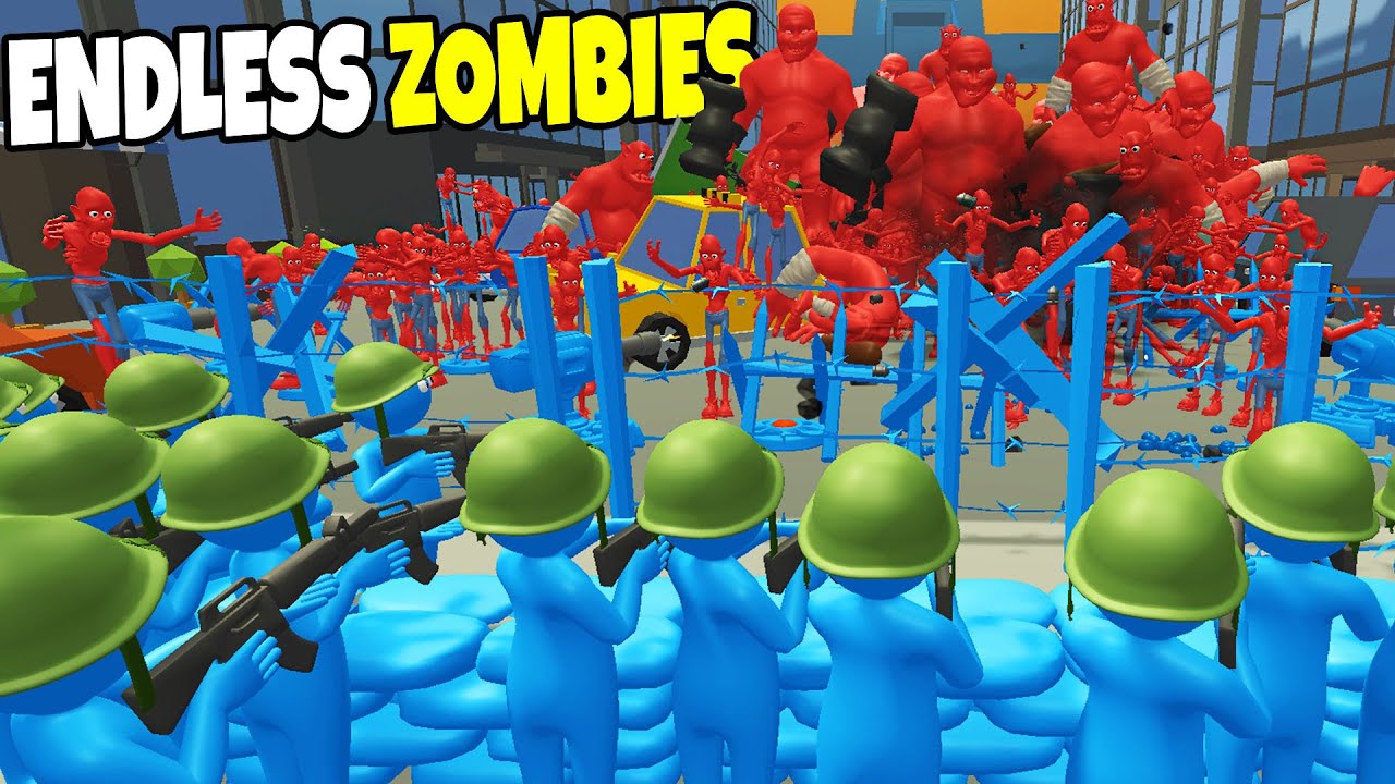 Endless Zombie Army Invasion Defense in NEW Battle Simulator! - Gummy ...