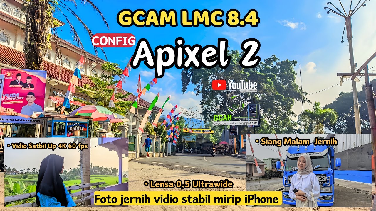 Kamera HP jadi super jernih ‼️ Gcam Lmc 8.4 Config Apixel 2 Bisa Ultrawide, Mode malam & Bokeh 🔥 ...