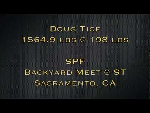 Doug Tice (198) SPF Backyard Meet @ Super Training - YouTube